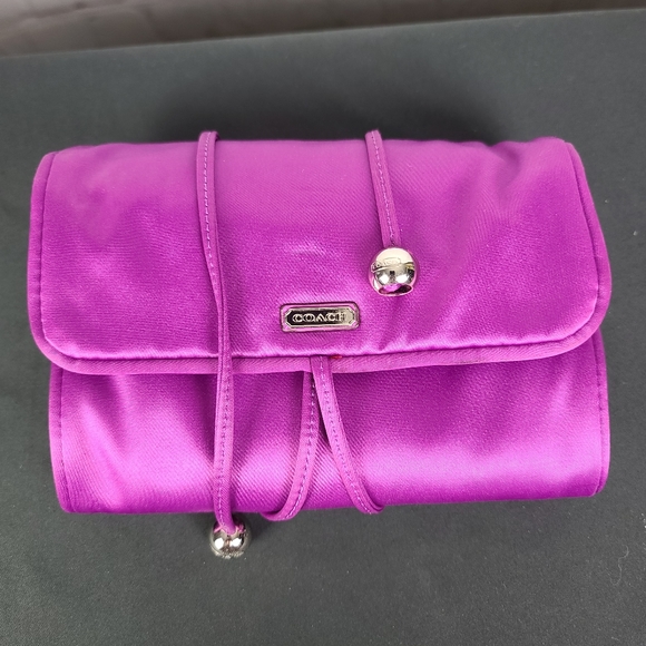 Coach | Jewelry | Coach Satin Jewelry Organizer Mulberry | Poshmark